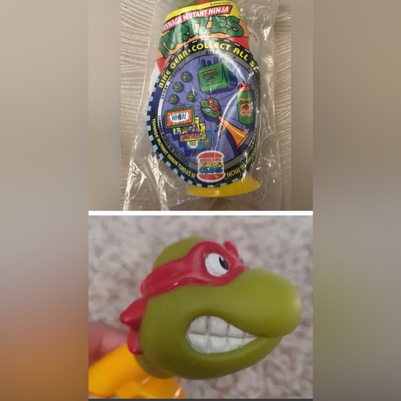 burger king | Toys | 993 Vtg Teenage Mutant Ninja Turtles Raphael Bike Horn Unopened Burger King ...